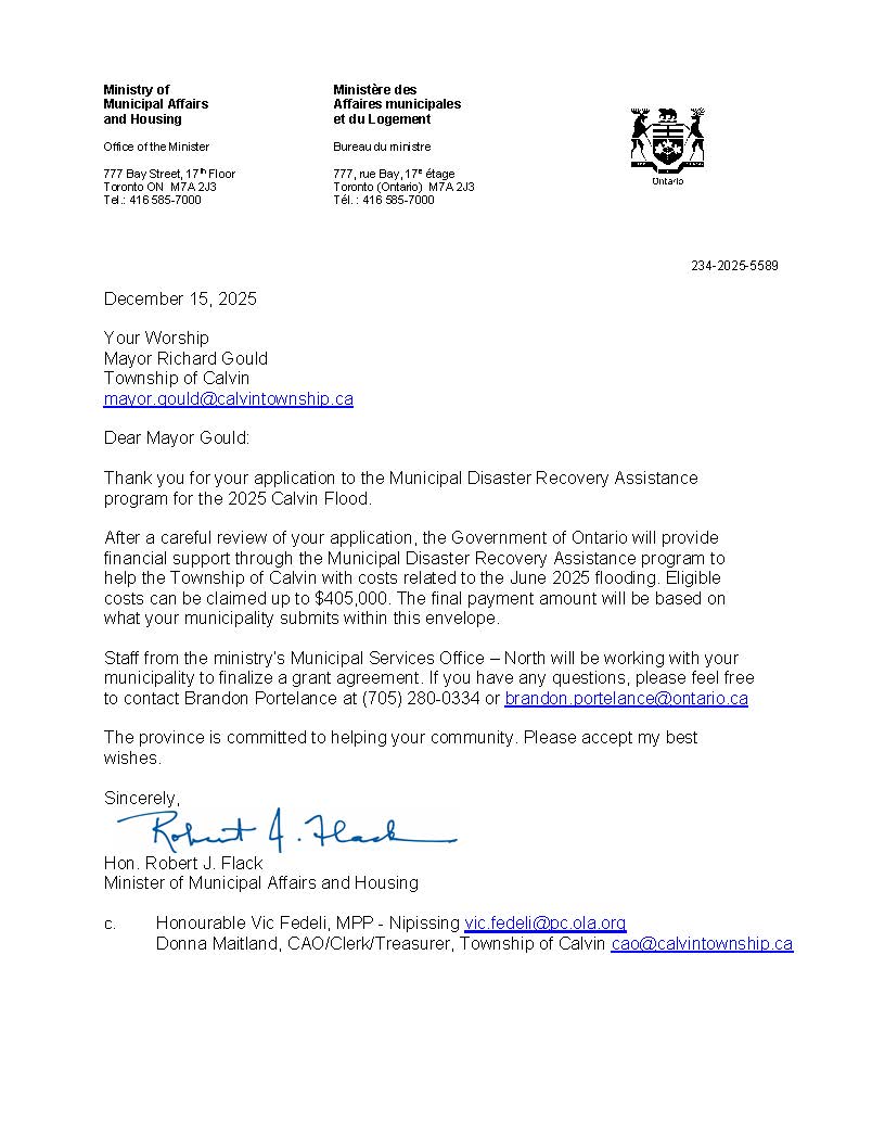 Municipal Disaster Recovery Assistance for June 2025 Storm | News ...